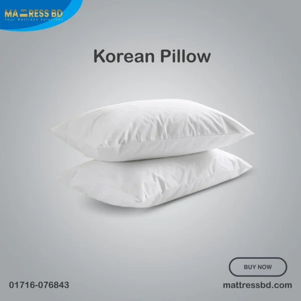 Korean Pillow best 1 - Mattress BD